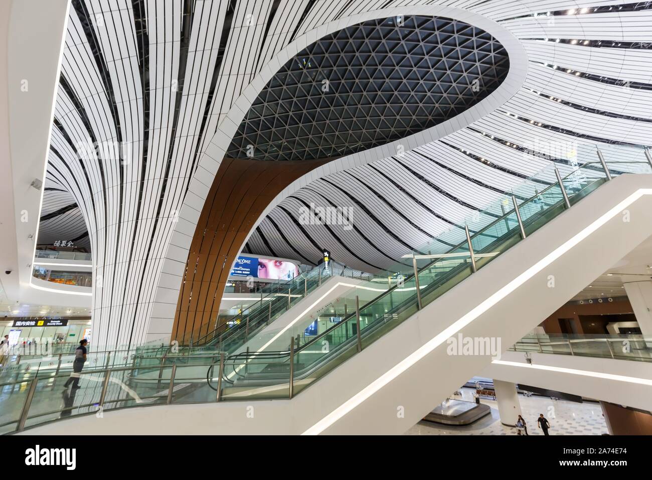 Beijing, China – September 30, 2019: Beijing Daxing New International ...