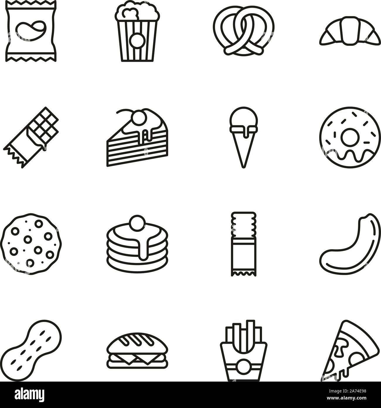 Glazed peanuts Stock Vector Images - Alamy