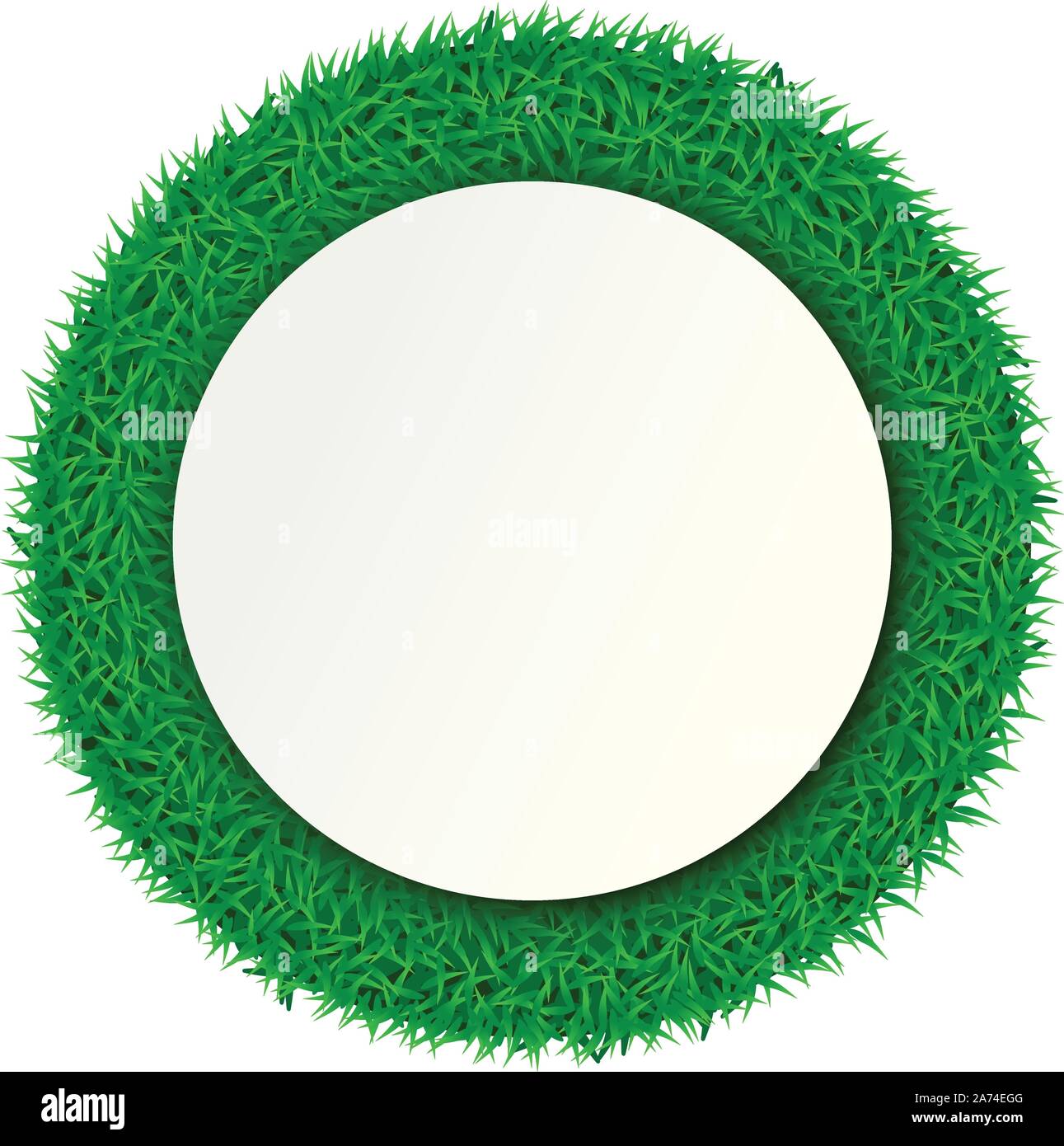 Round meadow Stock Vector Images - Alamy