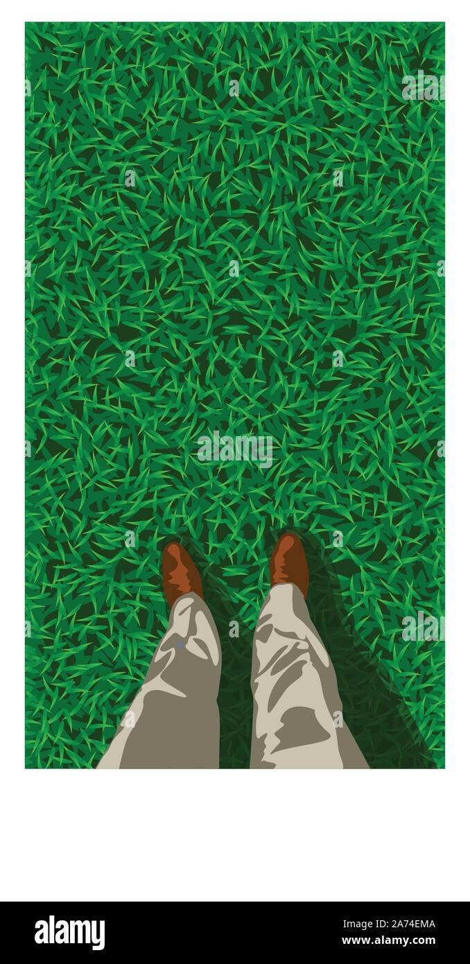 Grass texture view lush Stock Vector Images - Alamy