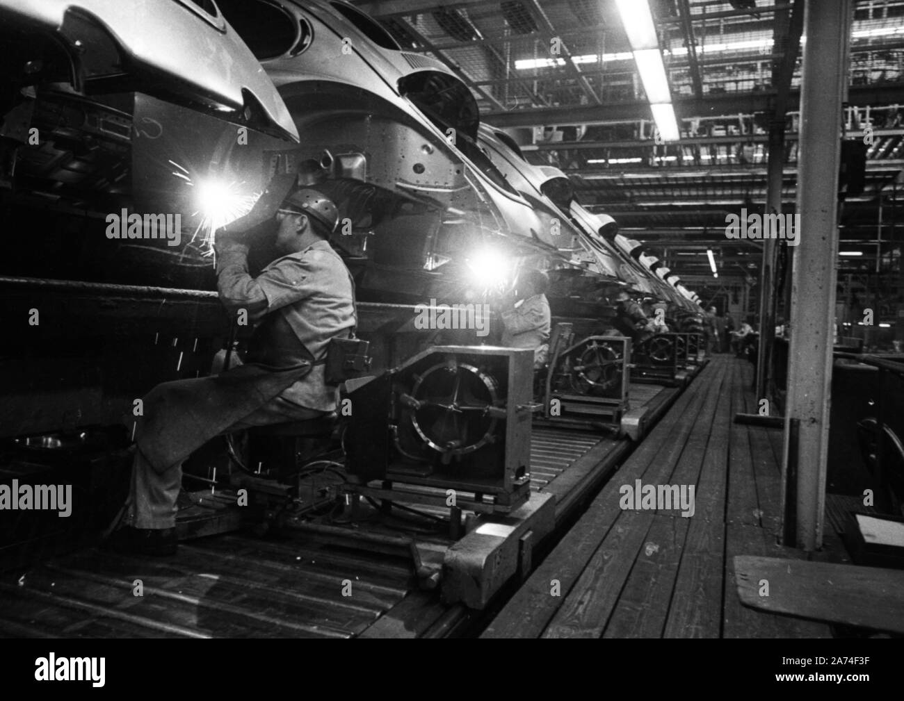 The production of the legendary Kaefer of the Volkswagen factory on 17. ...