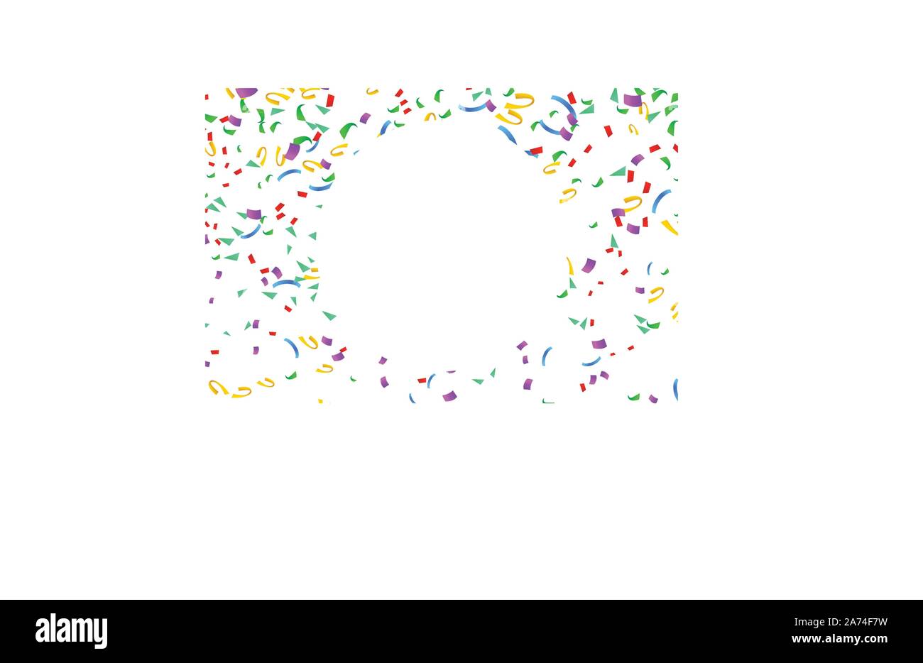 happy confetti circle Stock Vector Image & Art - Alamy