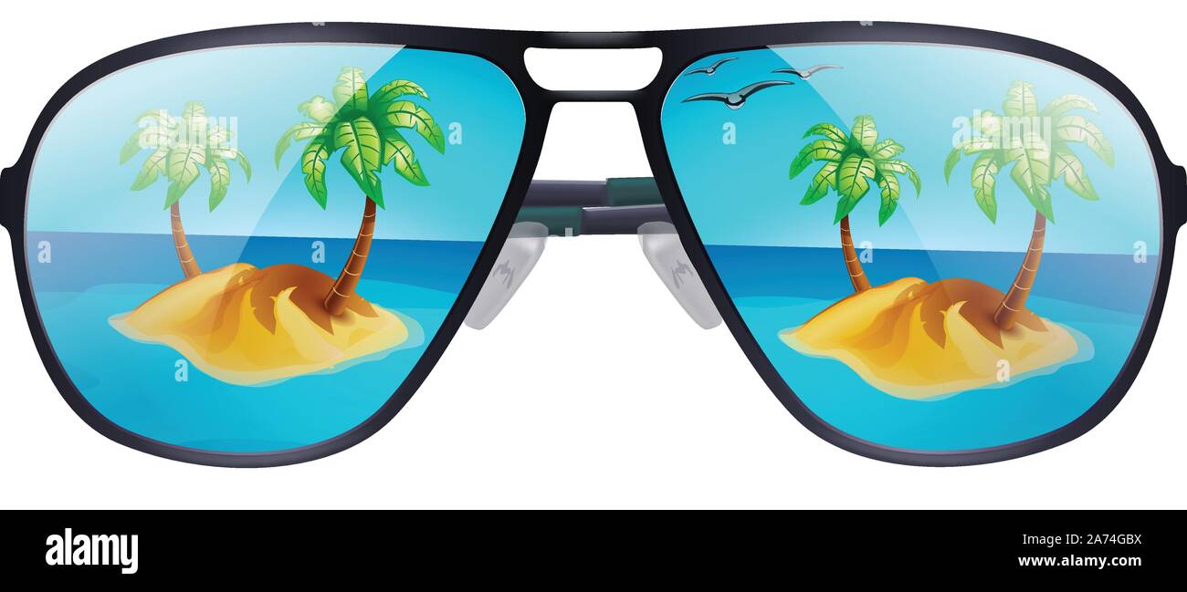 Tropical island summer color Cut Out Stock Images & Pictures - Alamy