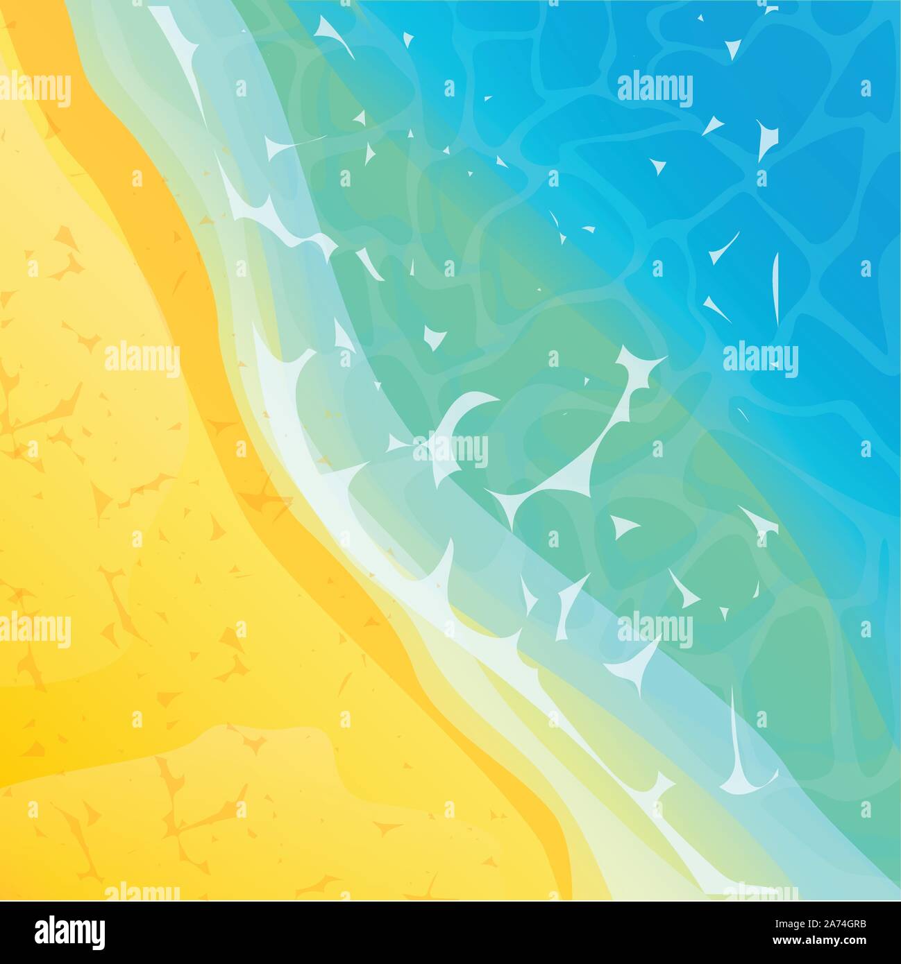 Coast seashore sea bay seascape scenic Stock Vector Images - Alamy