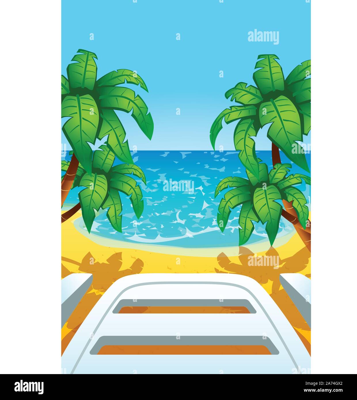Resort vertical Stock Vector Images - Alamy