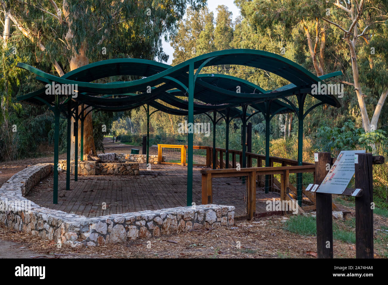 a beautiful resting place in the local nature reserve Stock Photo - Alamy