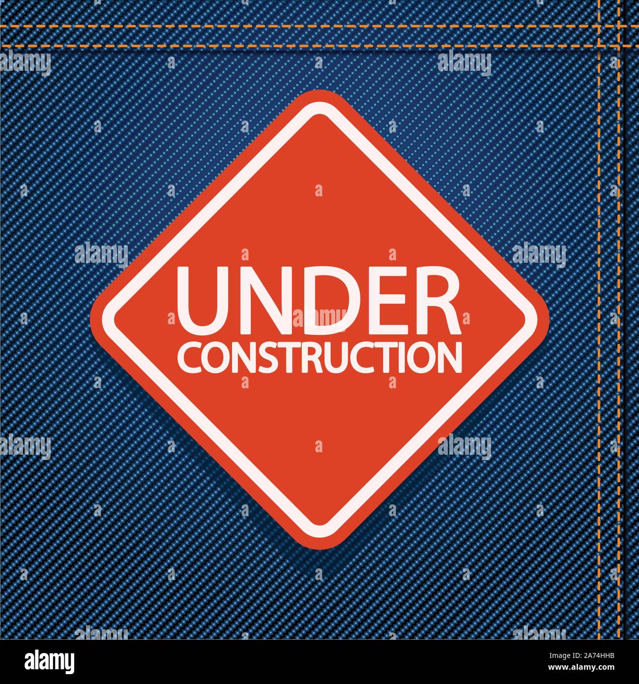 Dark blue jeans design Stock Vector Images - Alamy