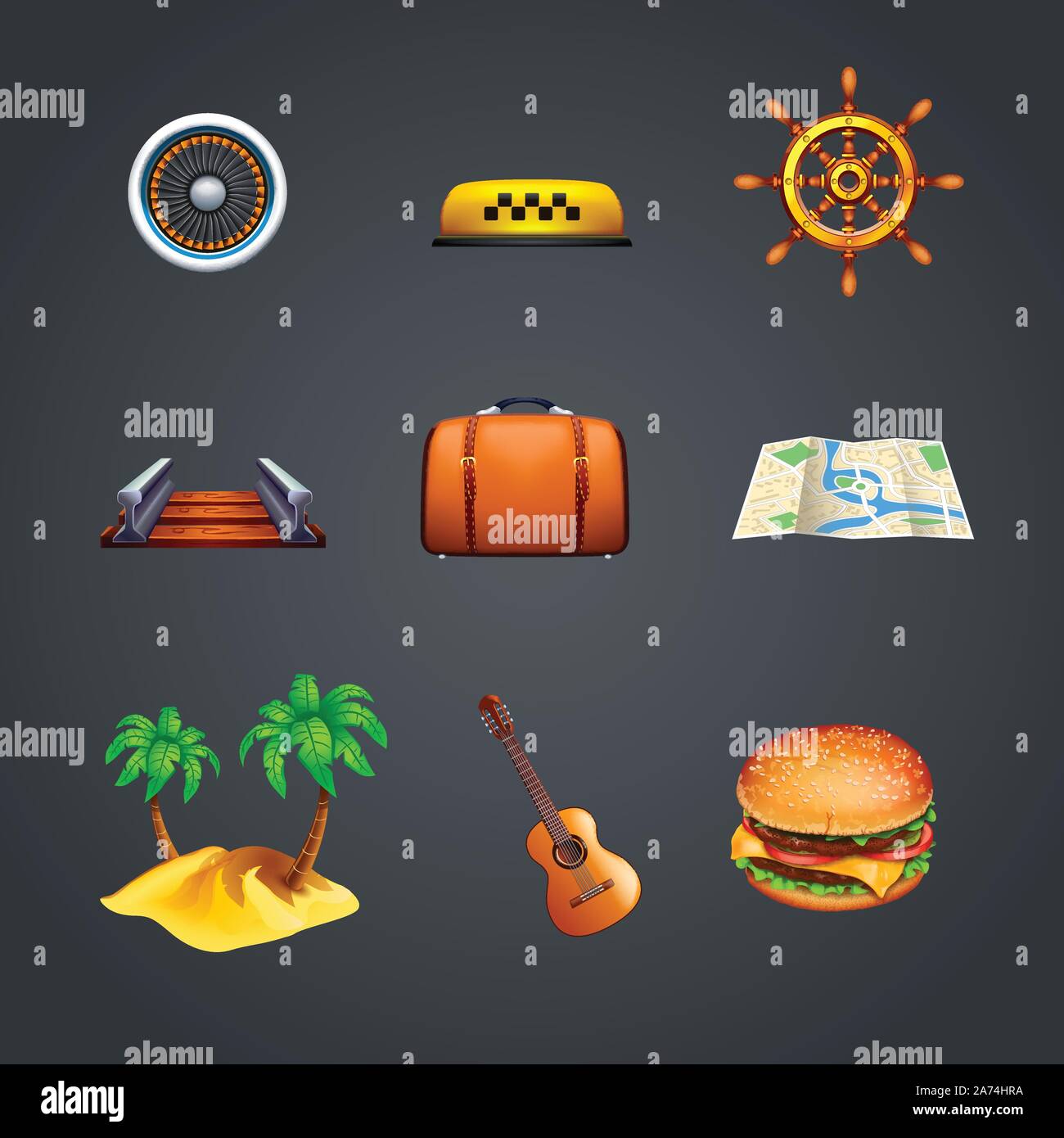 picture of icons Stock Vector Image & Art - Alamy