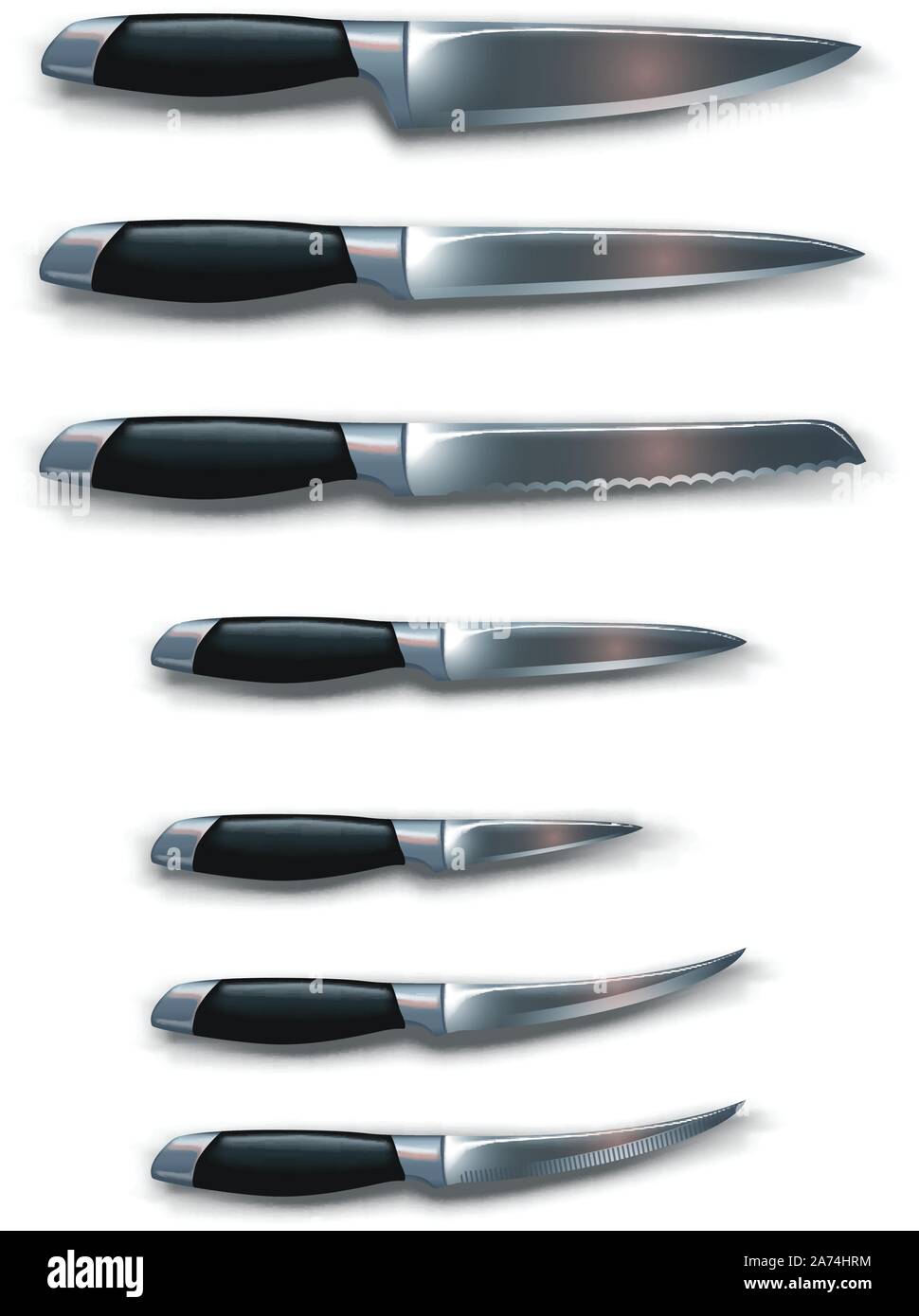 picture of knives Stock Vector Image & Art - Alamy