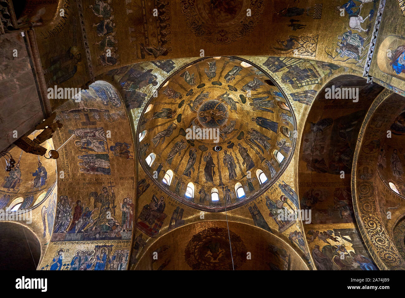 Saint Mark's Basilica inside Venice Italy Stock Photo - Alamy