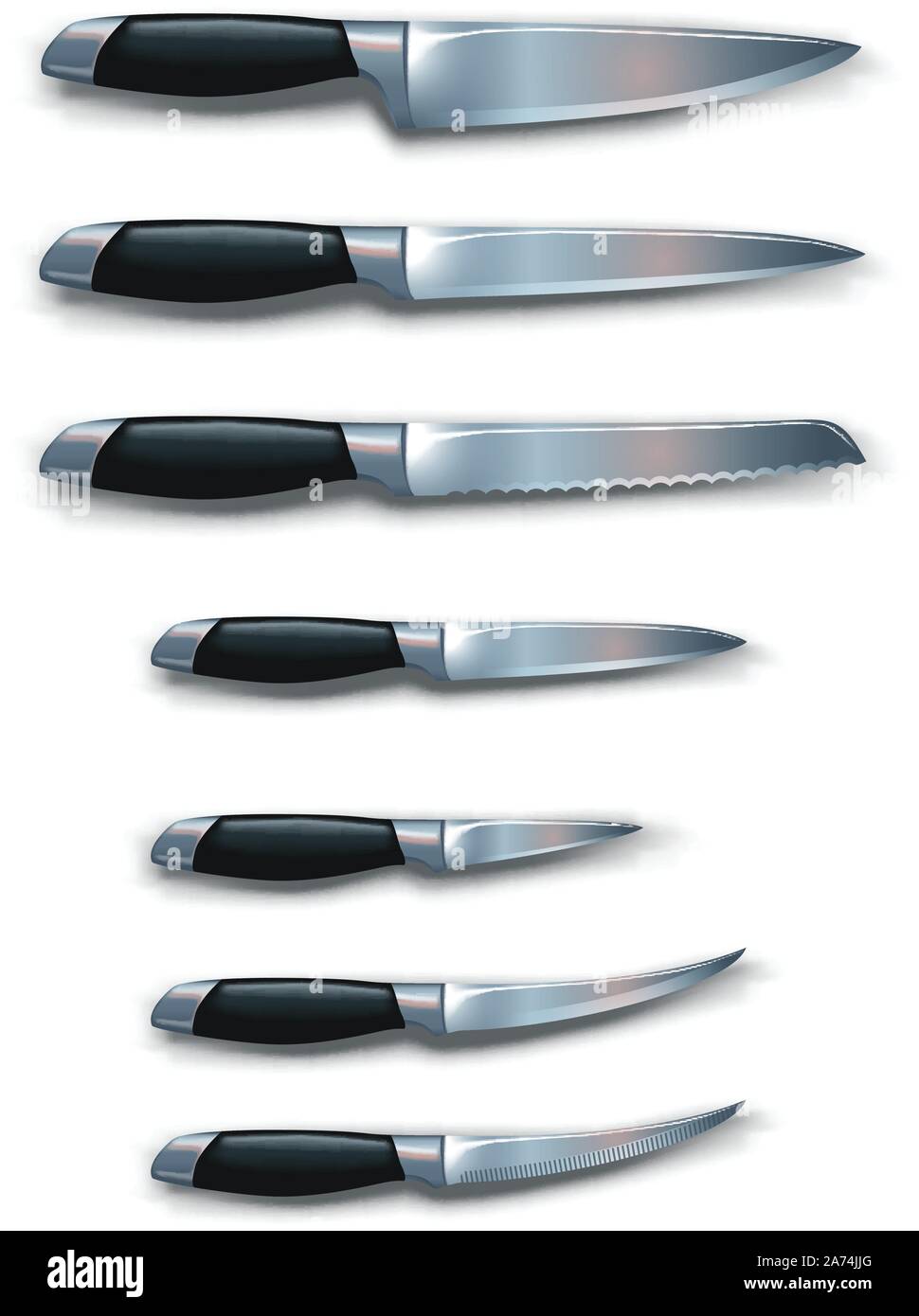 picture of knives Stock Vector Image & Art - Alamy