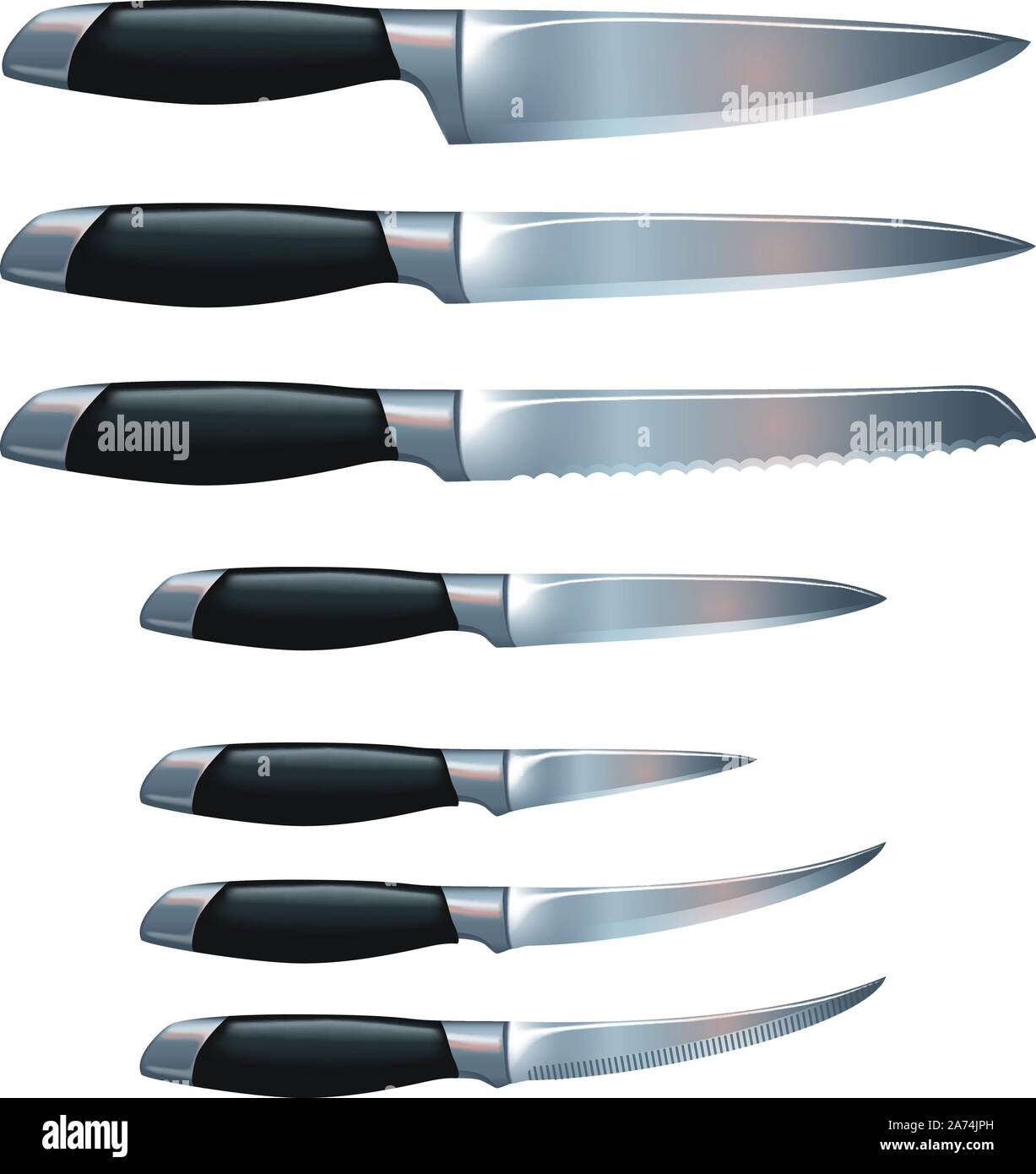 picture of knives Stock Vector Image & Art - Alamy