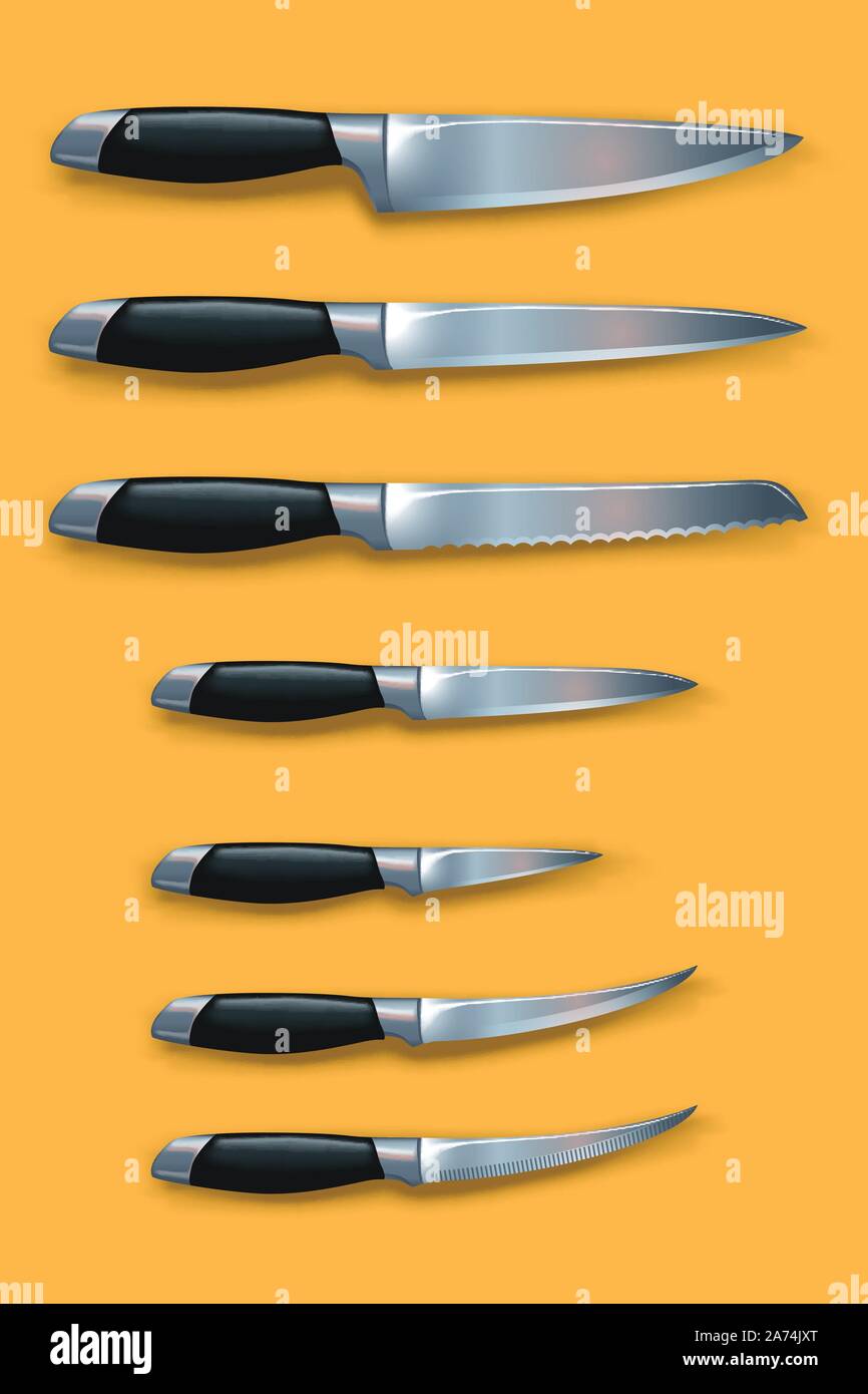 picture of knives Stock Vector Image & Art - Alamy