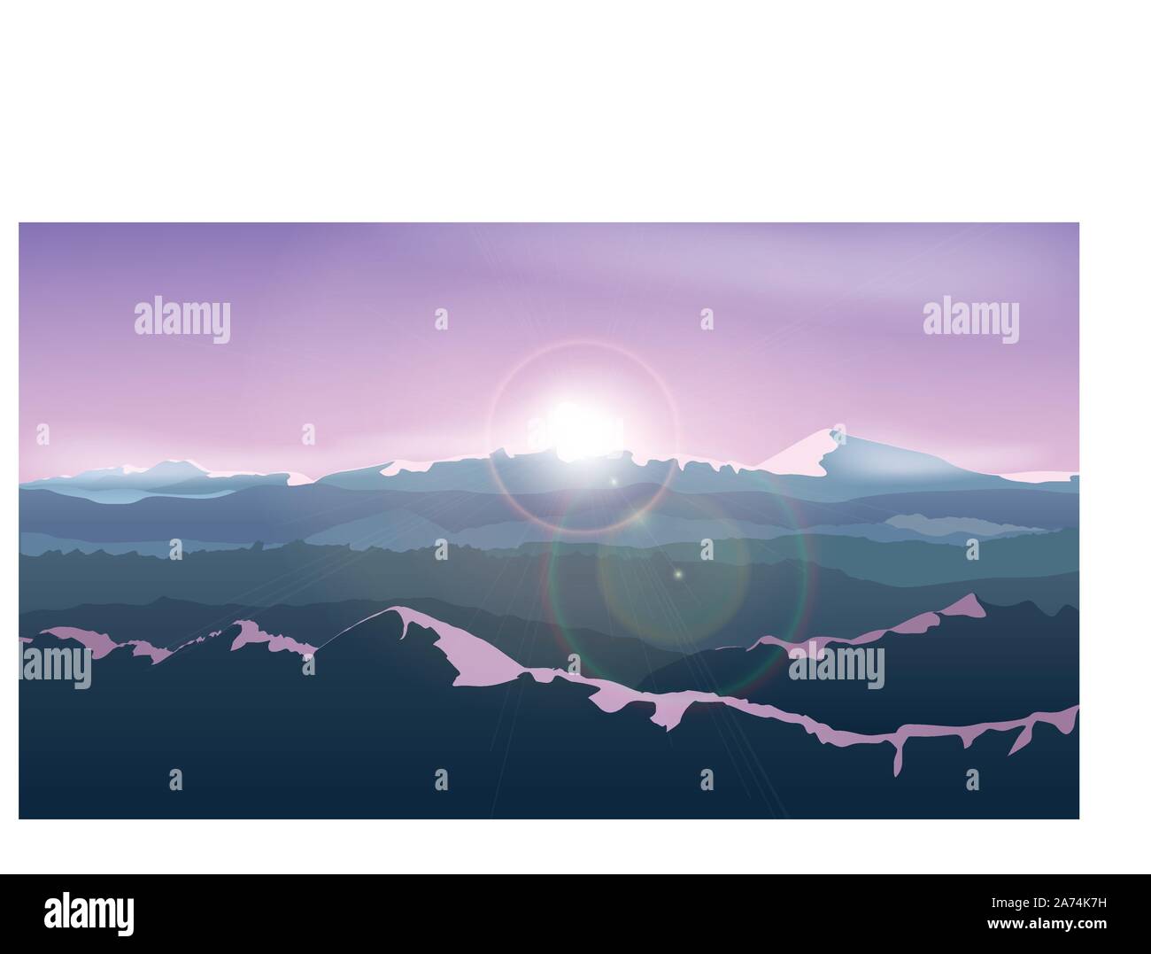 picture of mountain Stock Vector Image & Art - Alamy