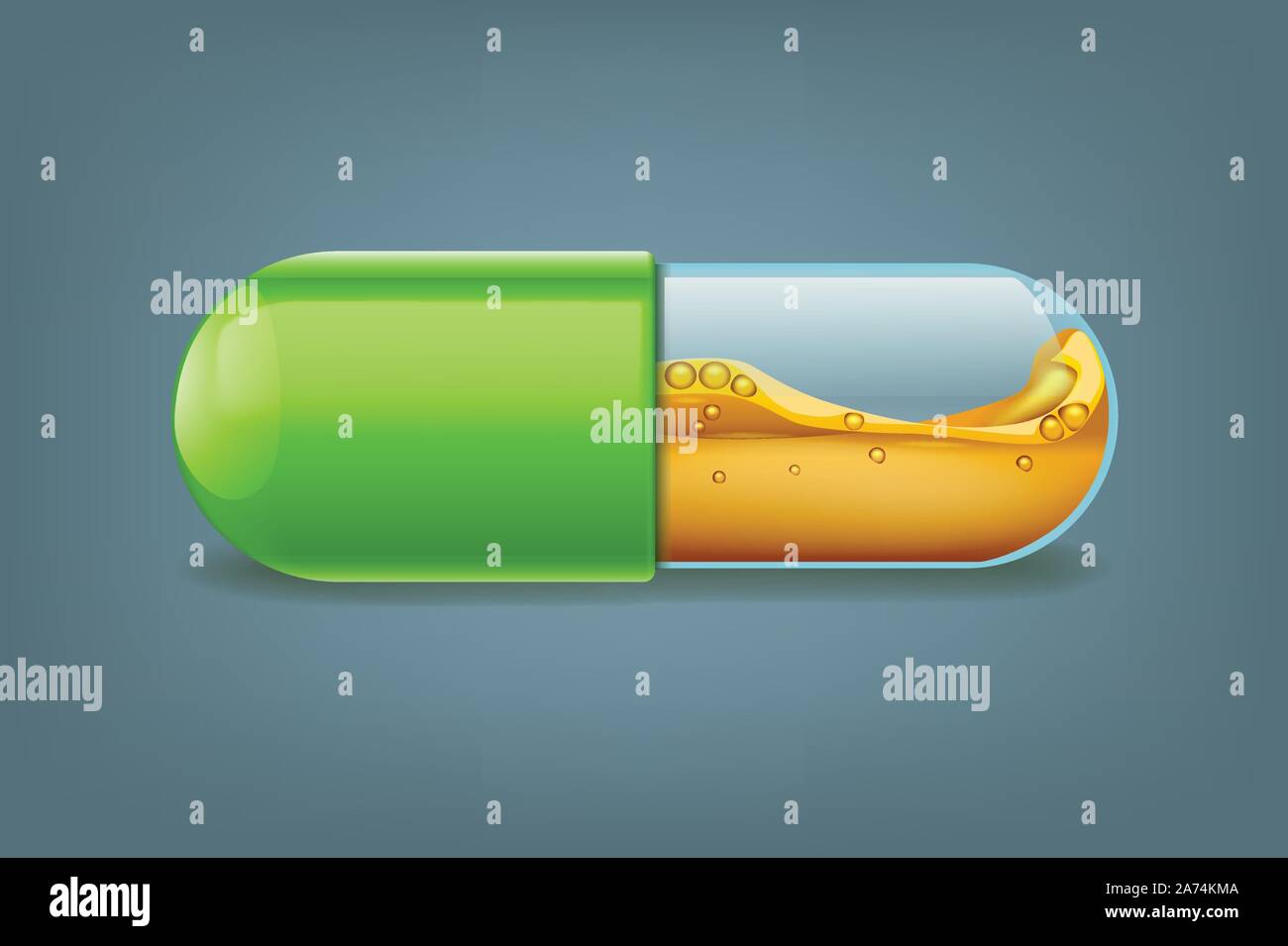 Liquid capsule Stock Vector Images - Alamy