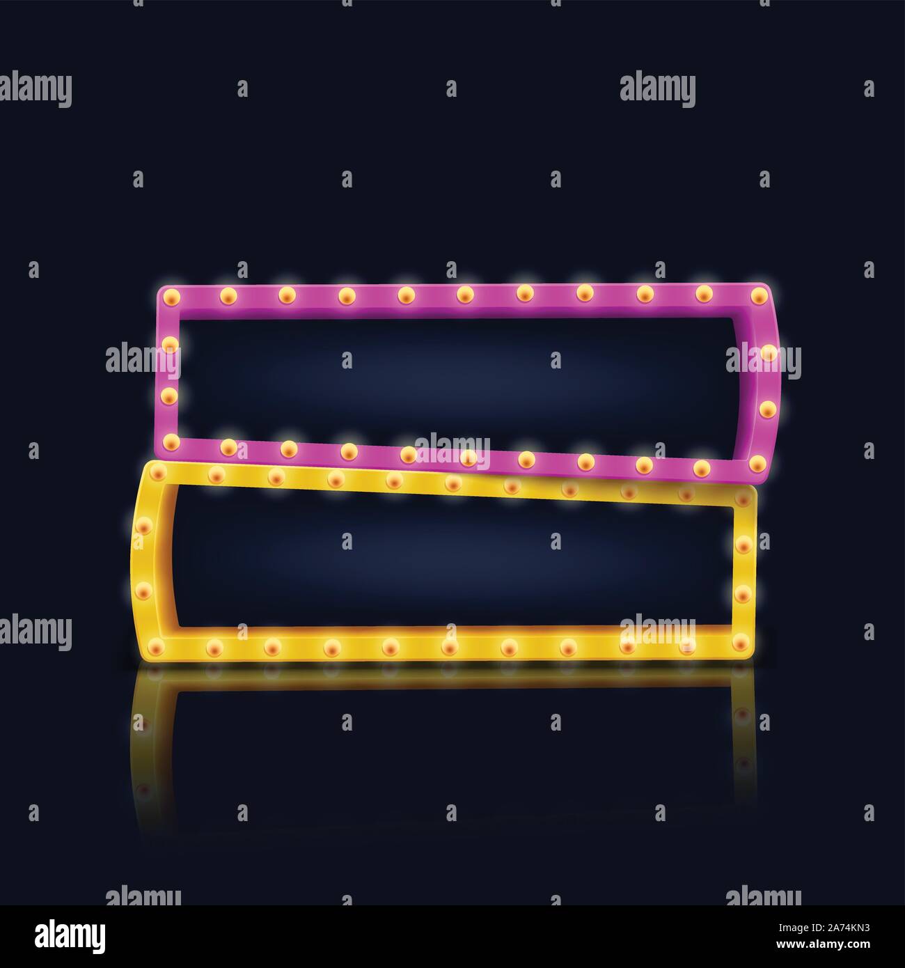 light signs on dark 03 Stock Vector Image & Art - Alamy