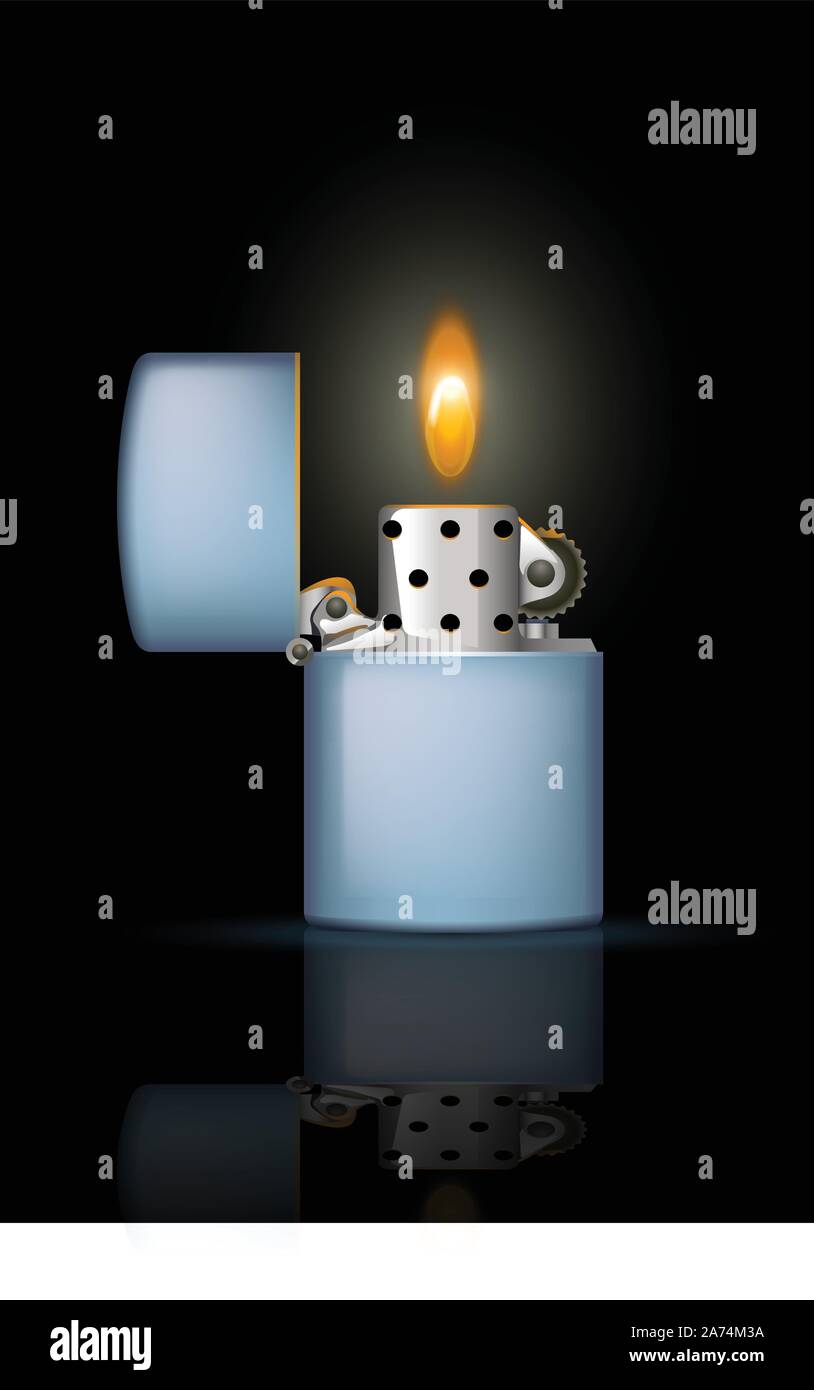 Red black lighter Stock Vector Images - Alamy