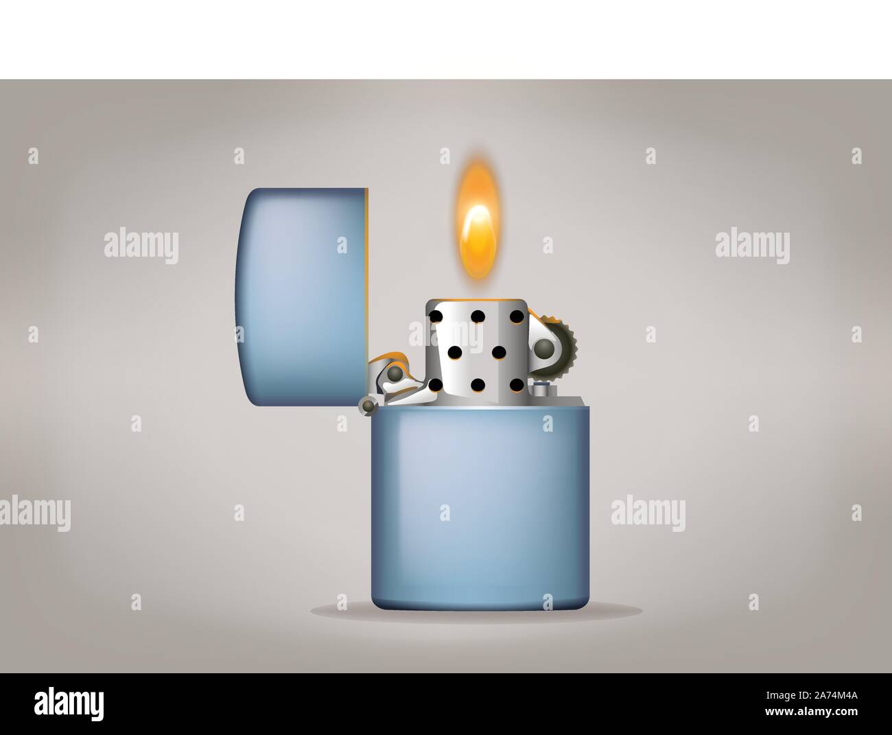 Flint spark lighter Stock Vector Images - Alamy