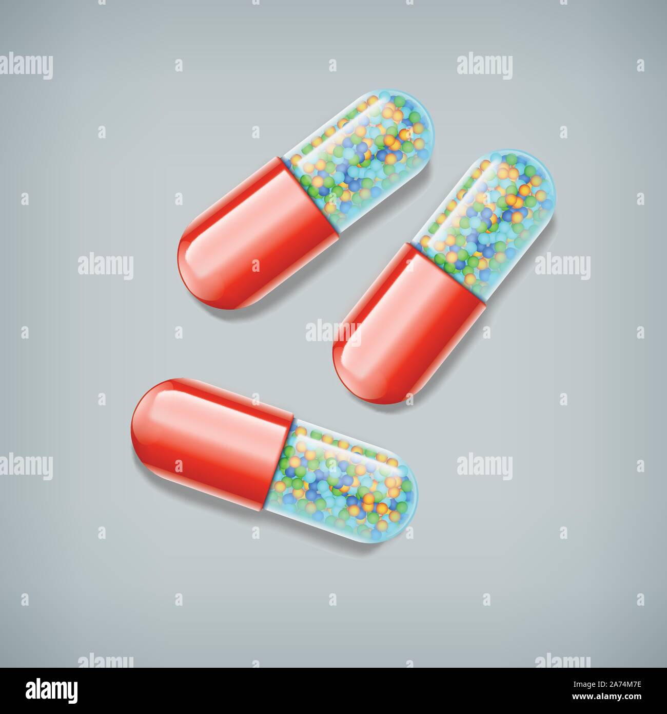 Two capsule Stock Vector Images - Alamy
