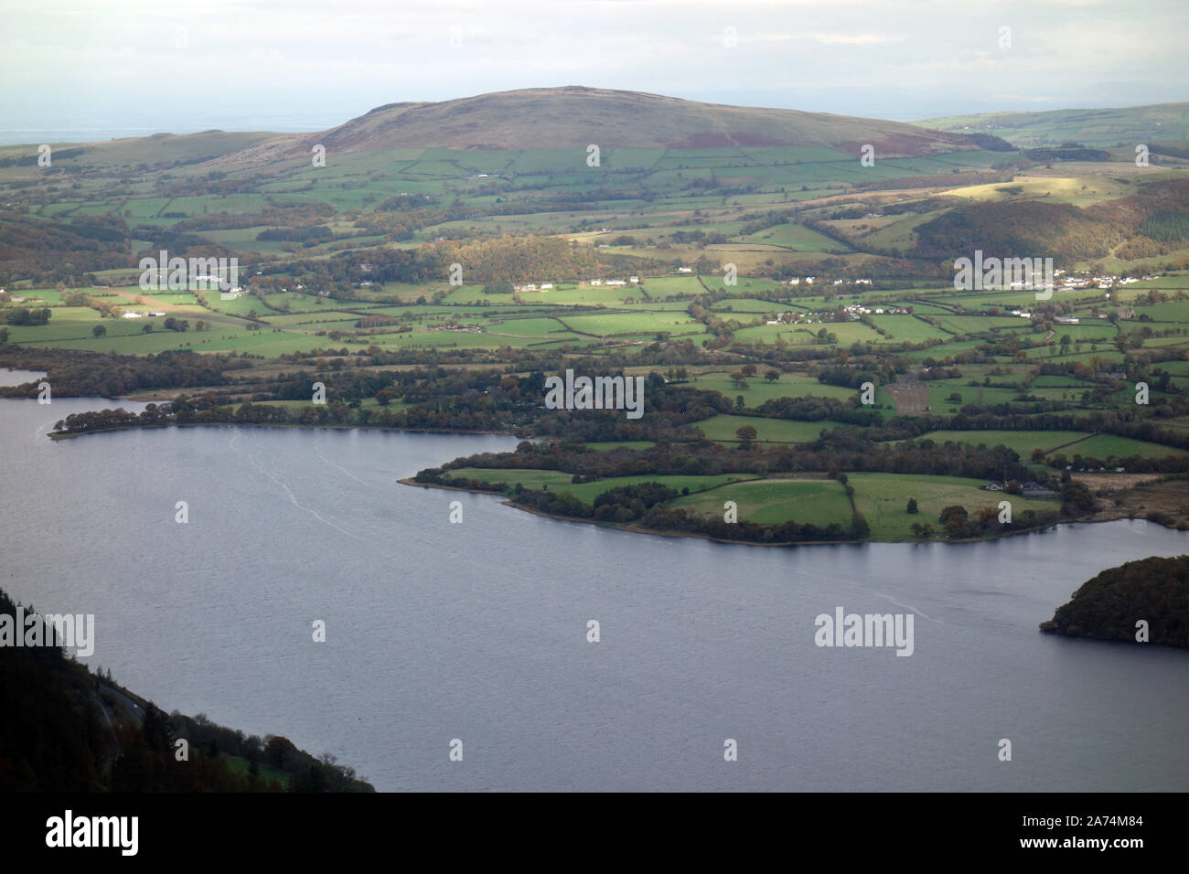 The Wainwright Binsey and Bassenthwaite Lake in the Lake District ...