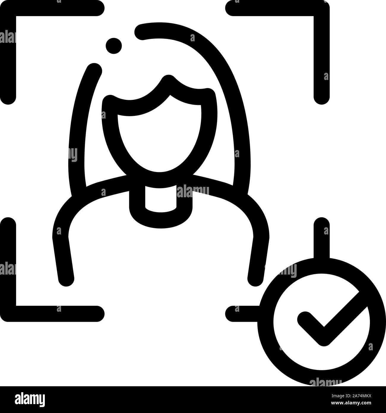 Woman Winner Human Talent Icon Vector Illustration Stock Vector Image ...