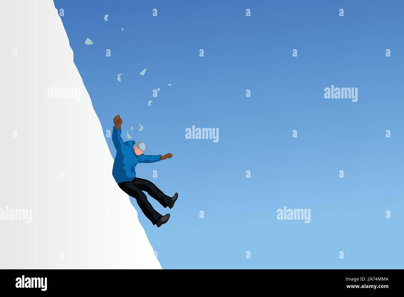 Slip footpath Stock Vector Images - Alamy