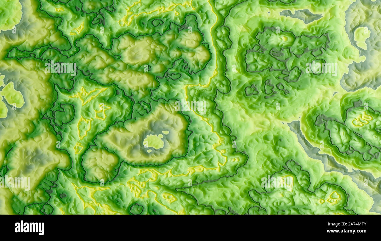 Green background, texture relief. 3d rendering 3d illustration Stock ...