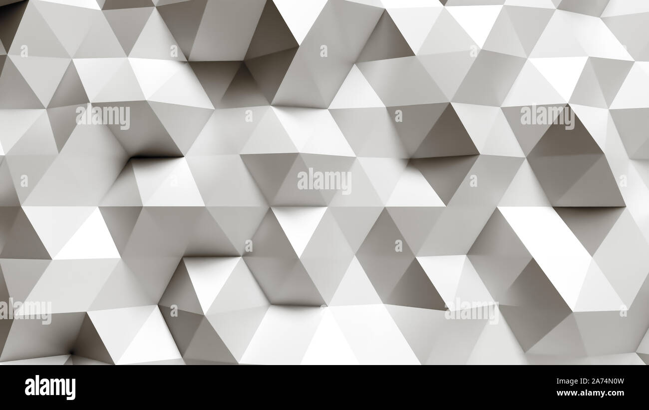 White background crystal structure. 3d rendering, 3d illustration Stock ...