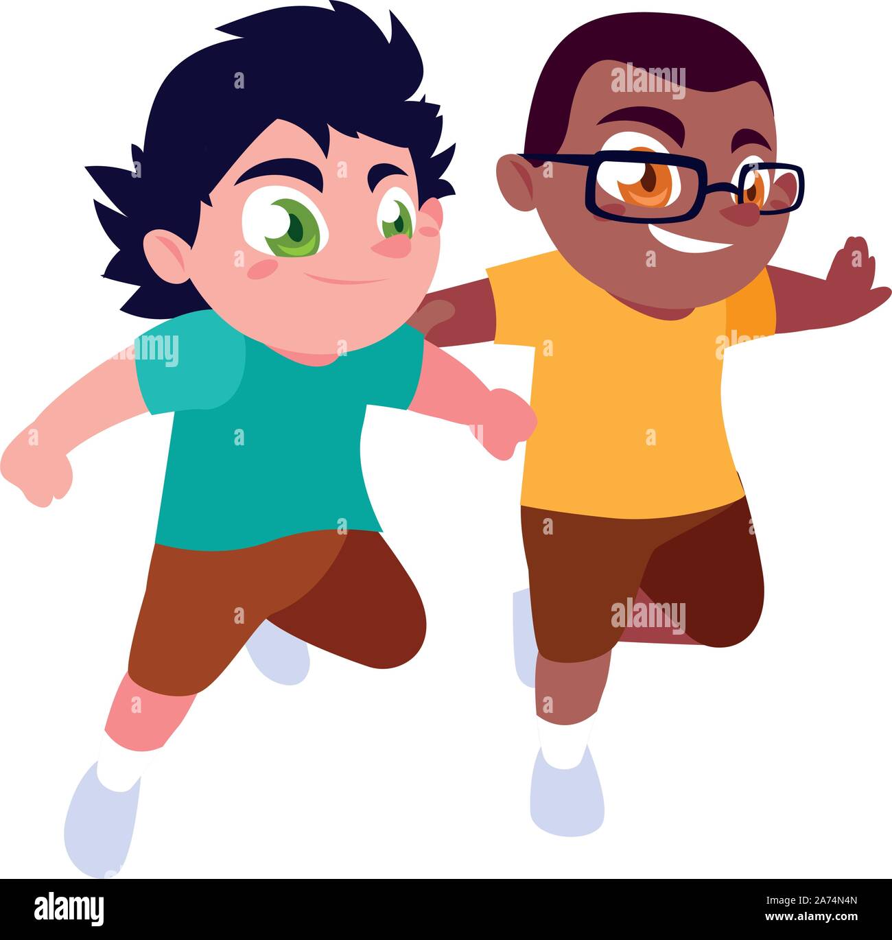Boys cartoons design, Kid childhood little people lifestyle and person ...