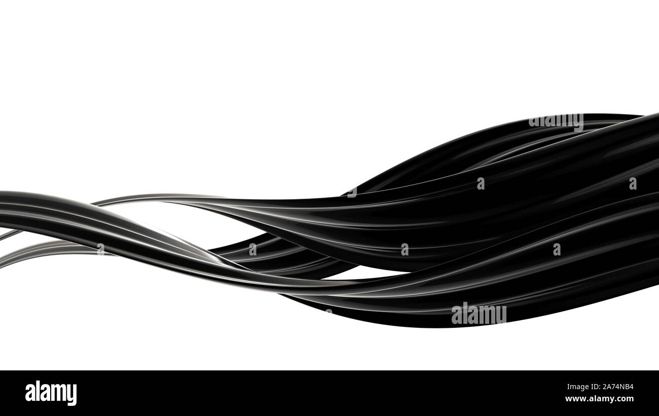 Splash of black liquid. 3d rendering, 3d illustration Stock Photo - Alamy