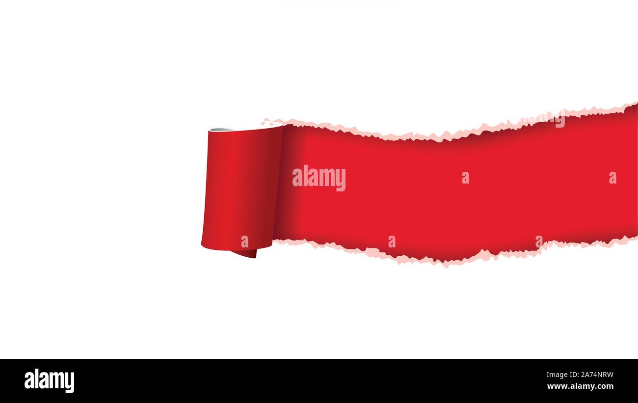 picture of paper torned Stock Vector Image & Art - Alamy