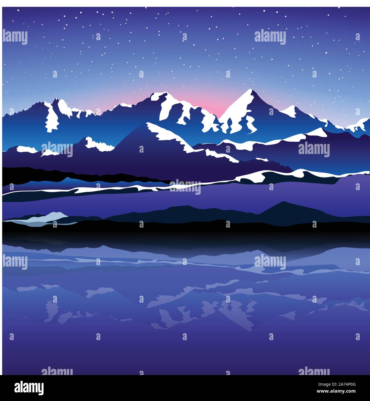 picture of mountain Stock Vector Image & Art - Alamy