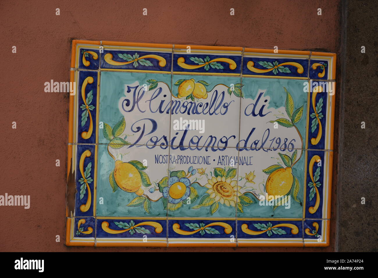 Positano Italy Illustration High Resolution Stock Photography and ...
