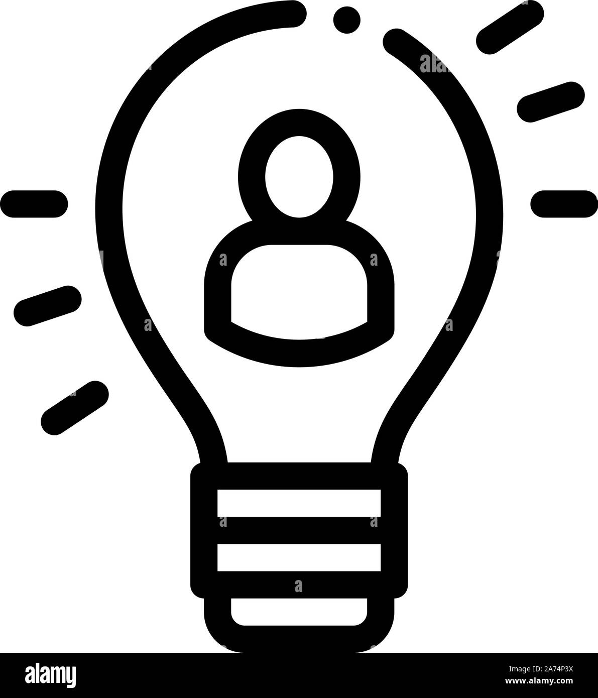 Quick Wits Human Talent Icon Vector Illustration Stock Vector Image ...