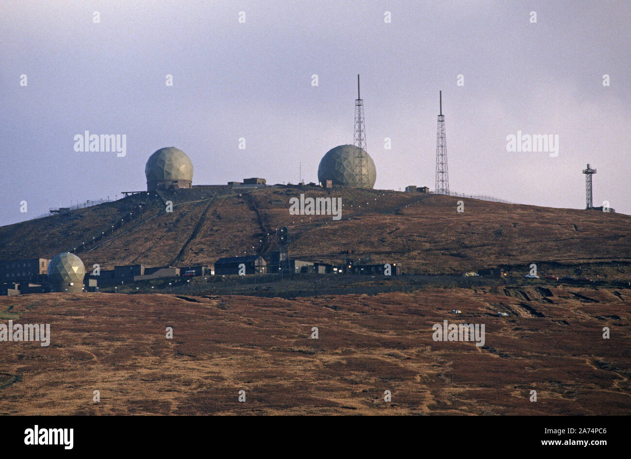 Saxa Vord, early warning station in the Shetlands, being the closest in ...