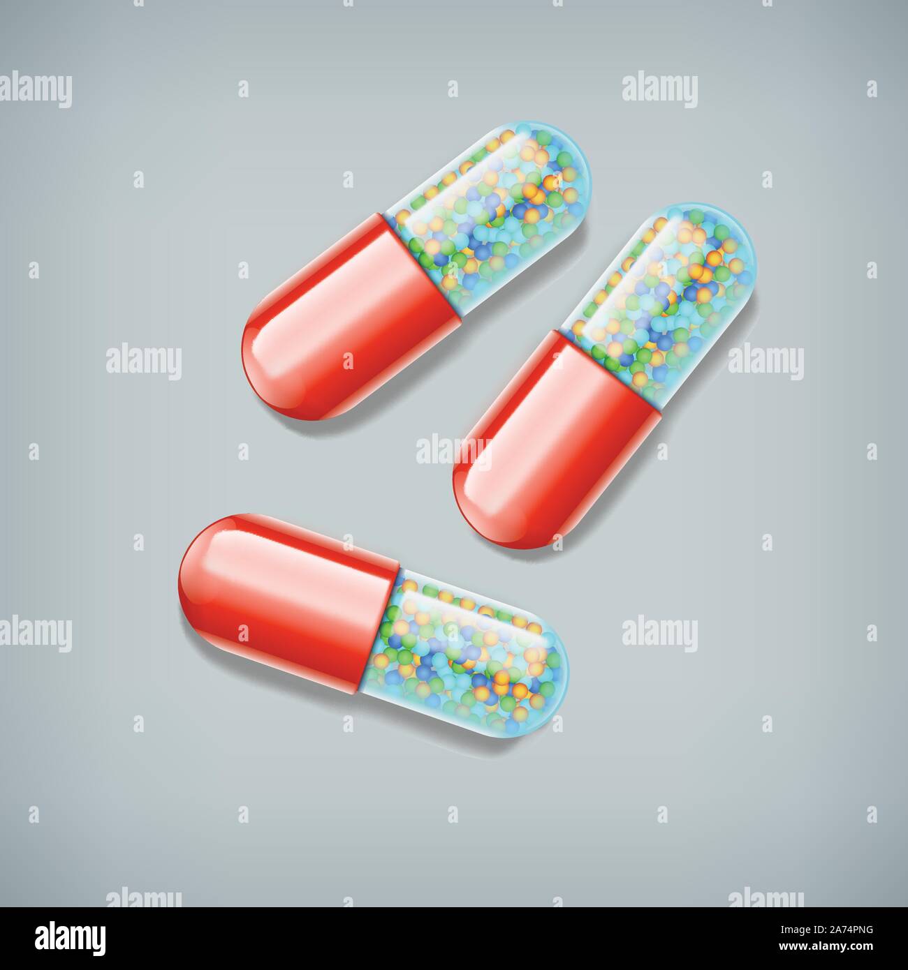 Two capsule Stock Vector Images - Alamy