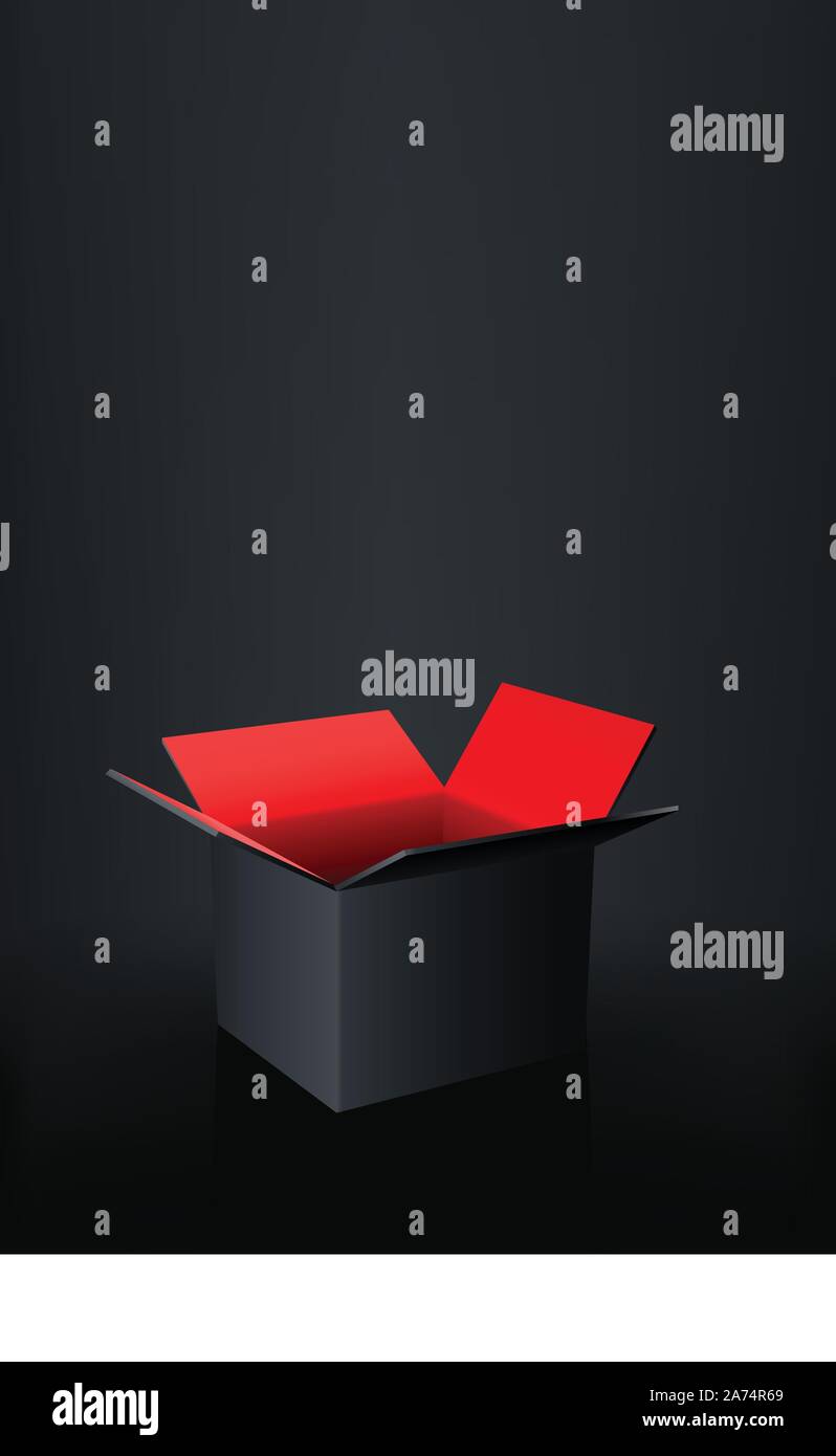 Gift box dark red Stock Vector Images - Alamy