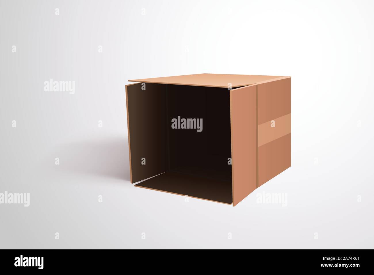 Carton box pile Stock Vector Images - Alamy