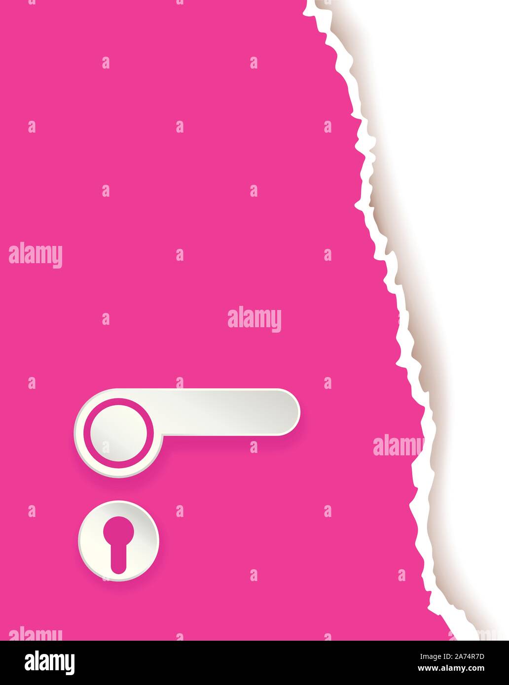 paper lock back Stock Vector Image & Art - Alamy