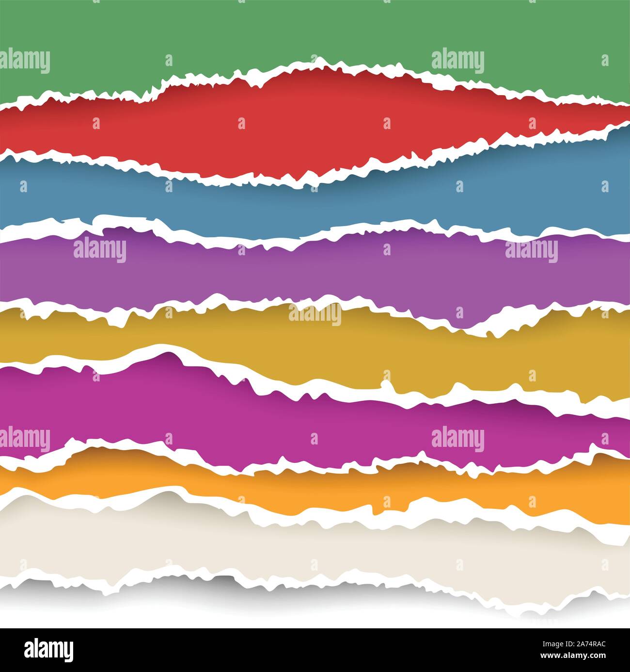 Torn strips of paper Stock Vector Images - Alamy