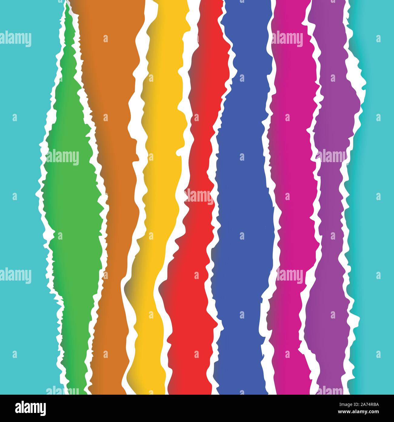 Ripped picture Stock Vector Images - Alamy