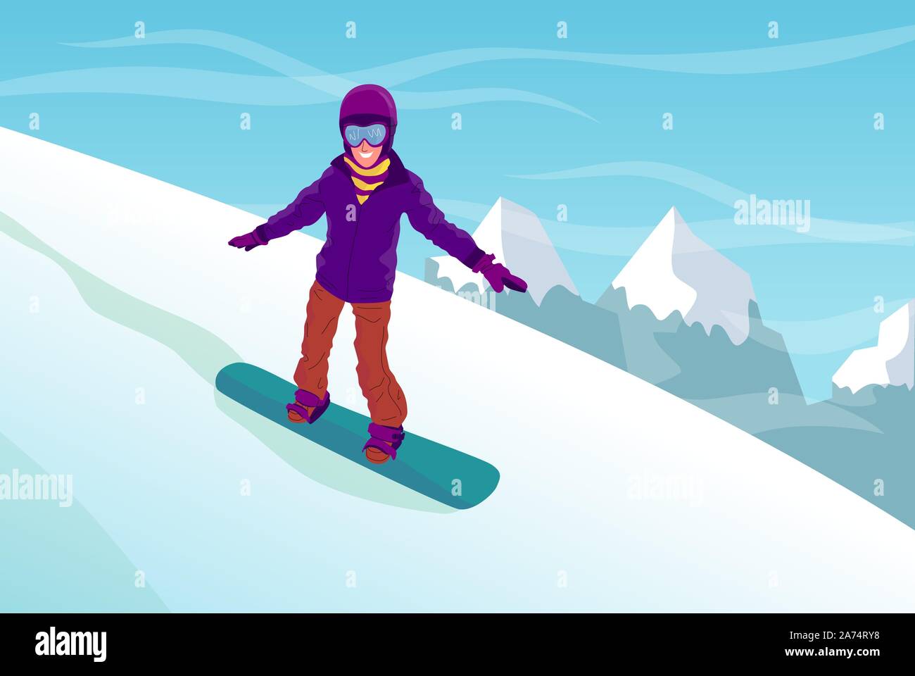 Girl enjoying sports day Stock Vector Images - Alamy