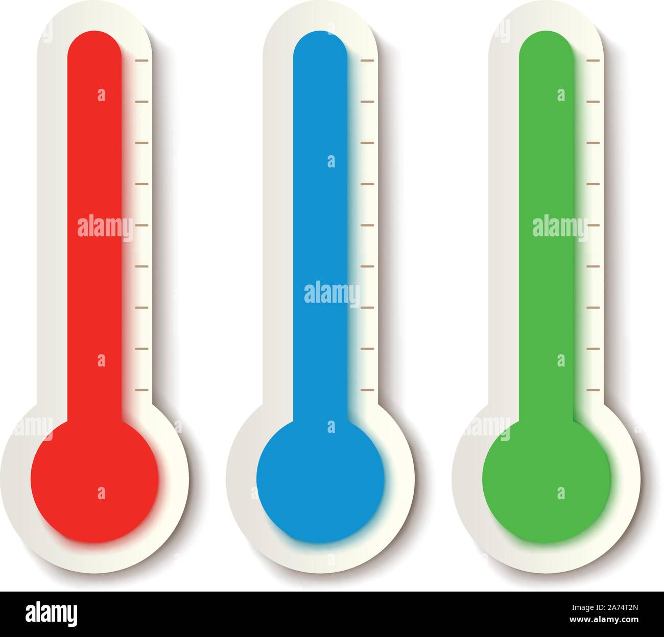 Three scale thermometer Stock Vector Images - Alamy