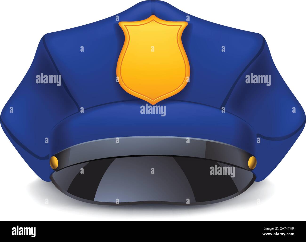 police cap with shadow Stock Vector Image & Art - Alamy