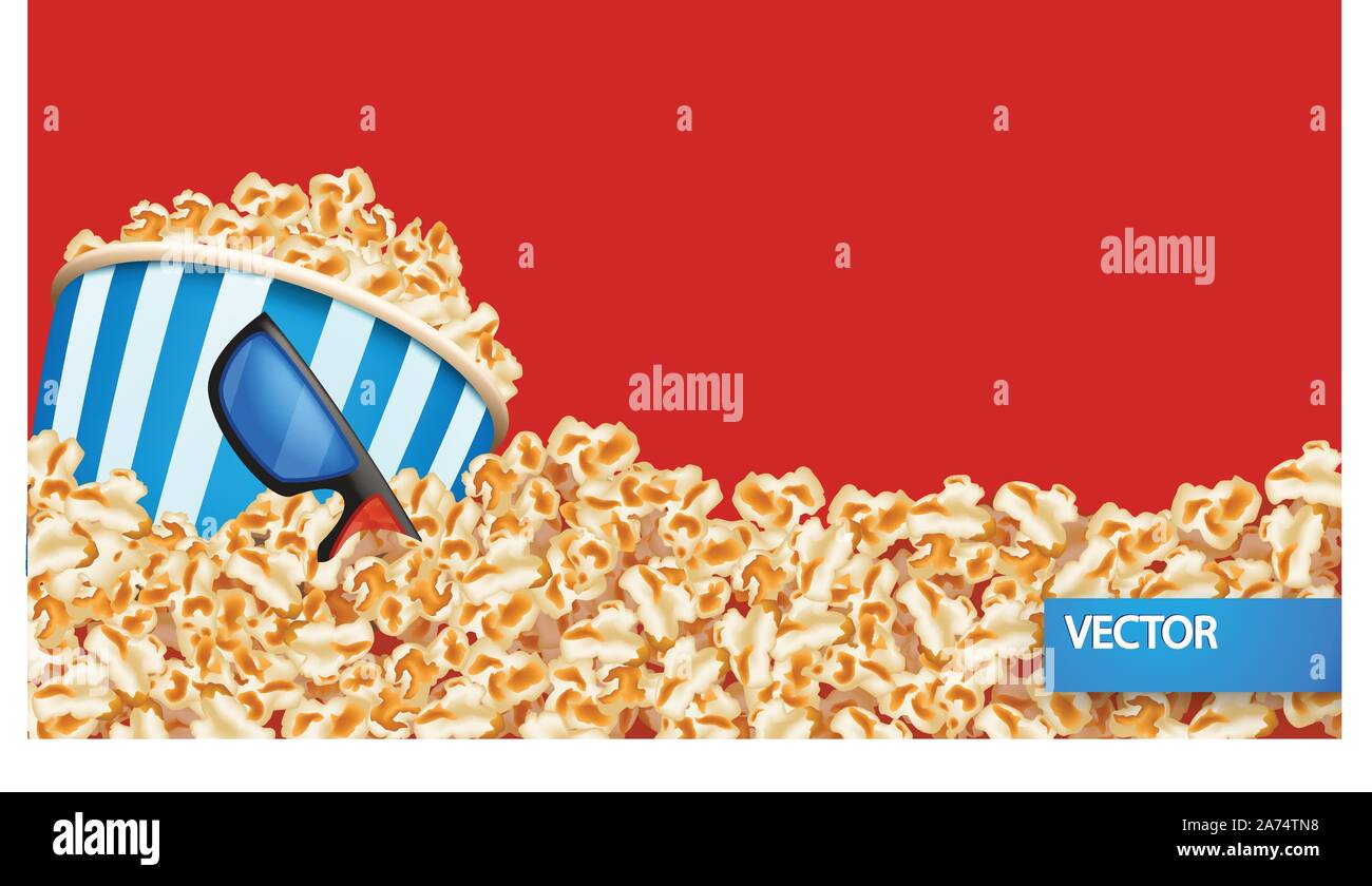 Spilled popcorn Stock Vector Images - Alamy