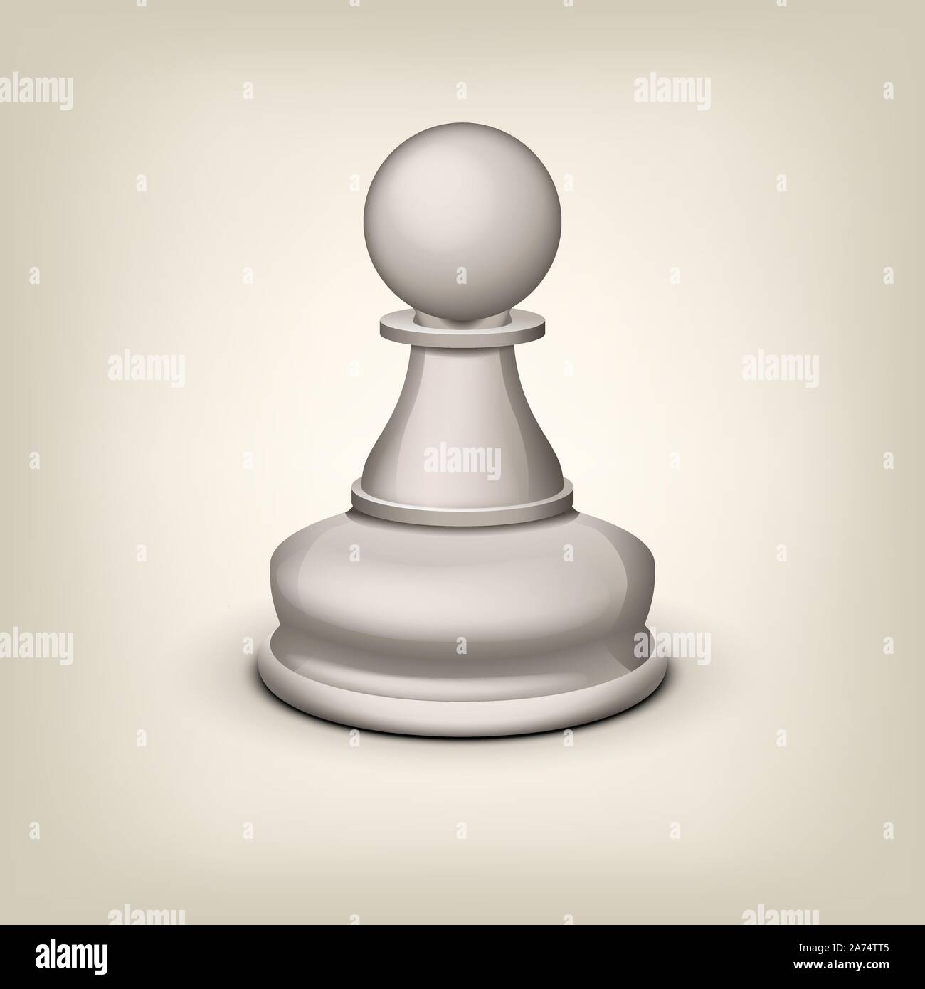 White pawn Stock Vector Images - Alamy
