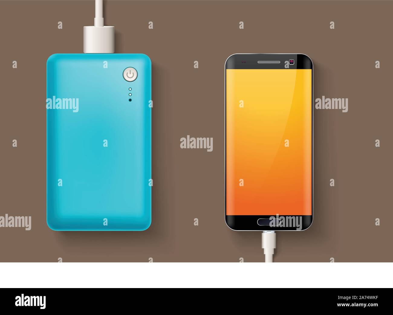 Power charging bank Stock Vector Images - Alamy