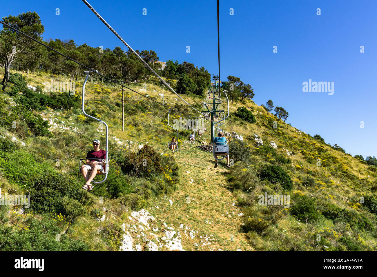 Anacapri monte solaro hi-res stock photography and images - Alamy