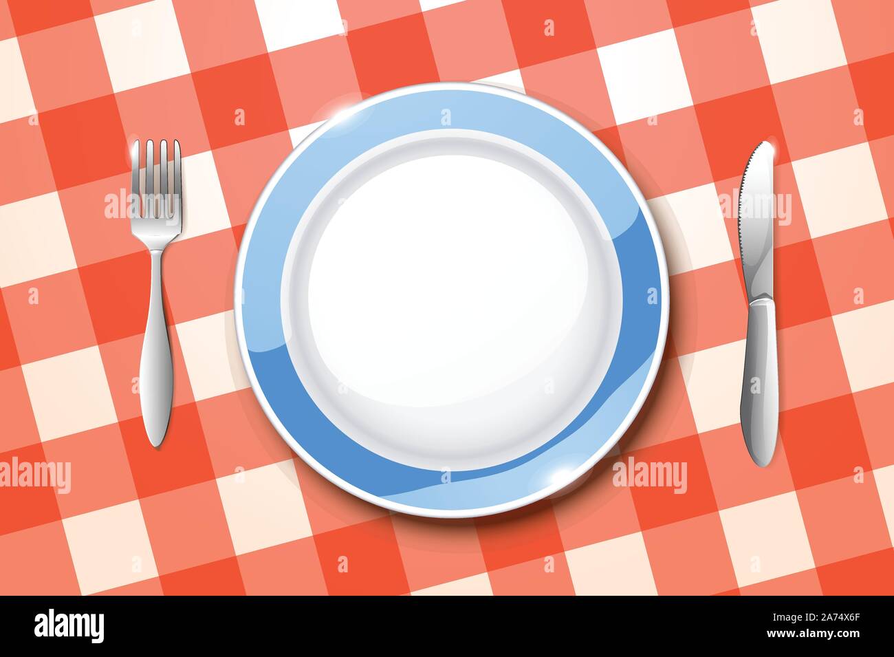 Red checkered skirt Stock Vector Images - Alamy