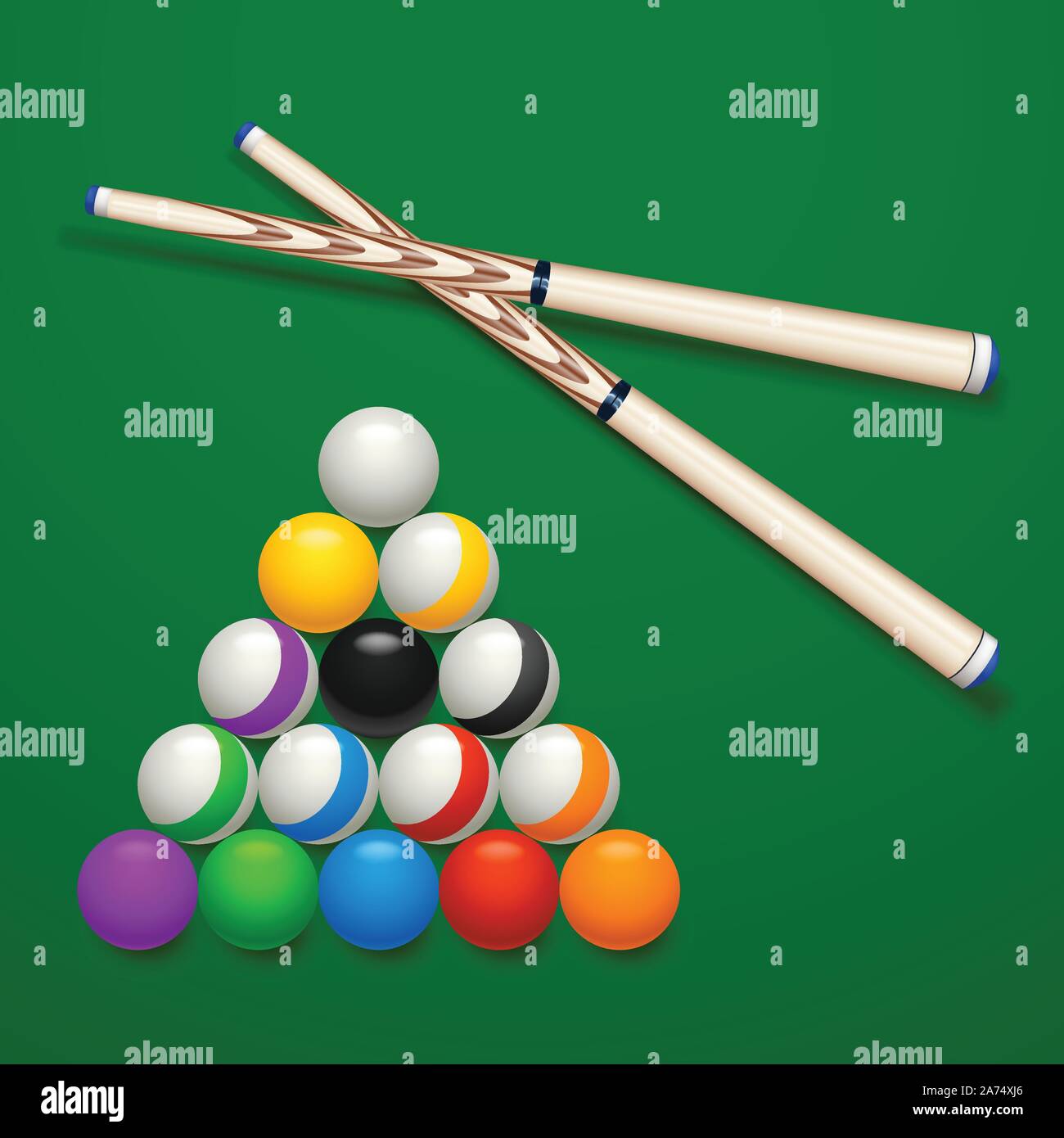 Shoot pool Stock Vector Images - Alamy